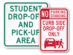 Slow - Children Drop Off Zone Signs, SKU: K-5747