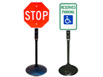 Cast Iron Metal Sign Bases | Free Shipping from MyParkingSign