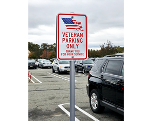 U.S. Military Parking Signs