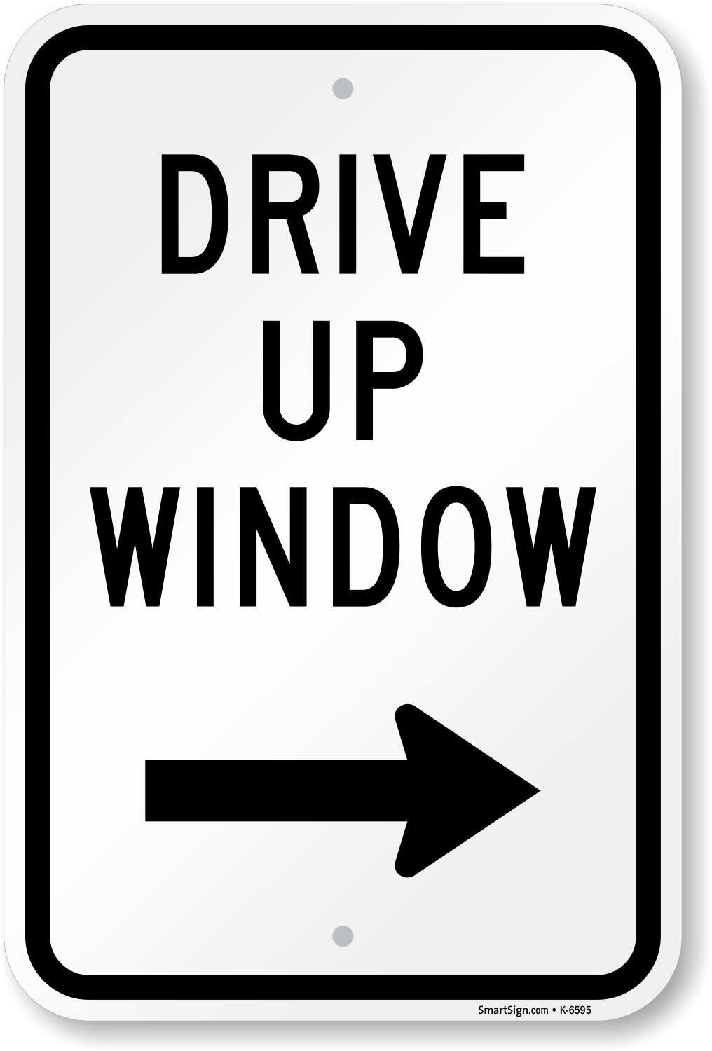 Square Window Sign