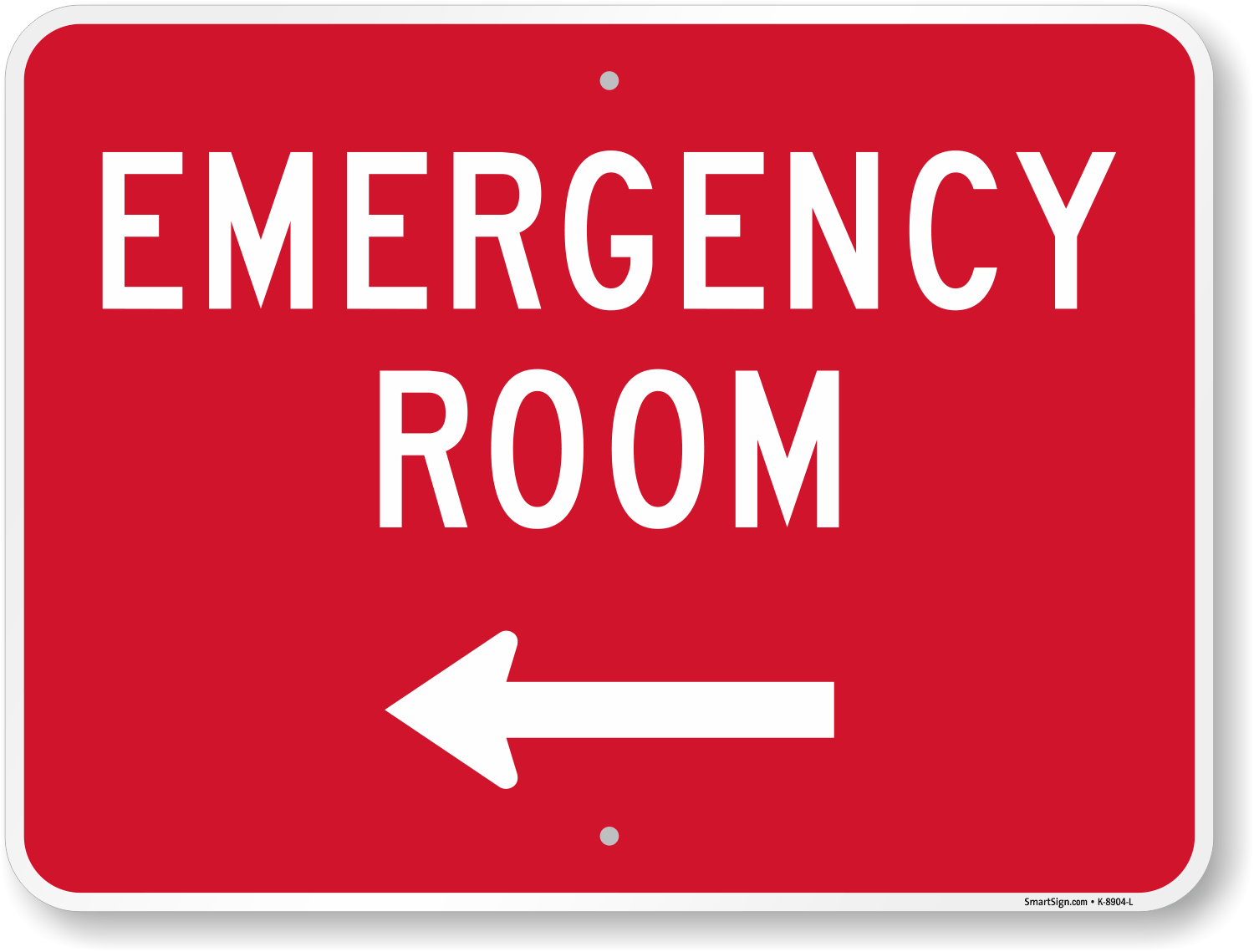 Emergency Department Sign