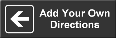 directional arrow signs