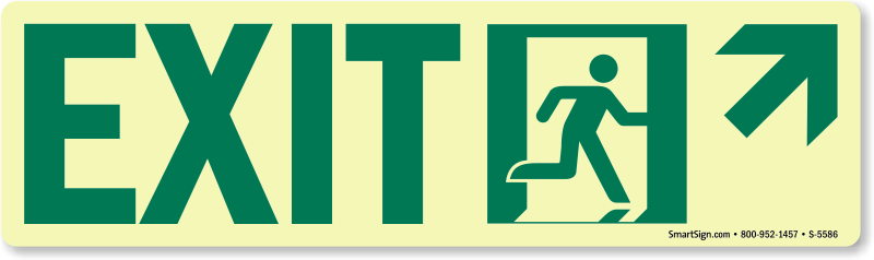 directional arrow signs