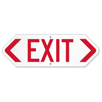 Bi-Directional Exit Sign, SKU: K2-4849