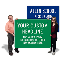 48" x 60" Custom Horizontal Sign Template