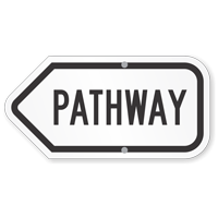 Pathway Directional Sign, SKU: K2-4880