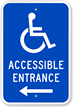 Accessible Route Handicap Parking Sign