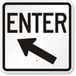 Enter Signs - Enter Here Signs