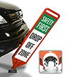 Drop Off Zone Floor Sign Holder - Safety First Sign