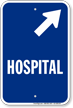 Hospital and Ambulance Entrance Signs