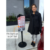 14" Diameter Cast Iron Sign Stand (with bolts & nuts) for signs up to ...