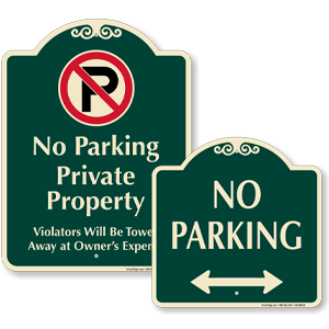 No Stopping Signs, No Standing Signs | MyParkingSign.com
