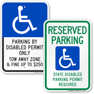 Access Ramp Signs, Wheelchair Ramp Signs