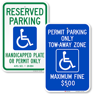 Compact Car Parking Signs & Compact Cars Only Signs