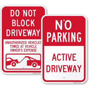 Lock Your Car Signs & Not Responsible For Theft Signs