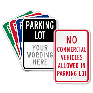 Parking Lot Number Signs - Parking Area Signs & more