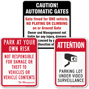 Custom Do Not Block Driveway Signs - Tough Aluminum Signs