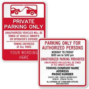 Parking Signs – Free Signs