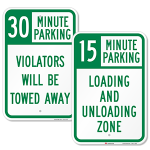Loading and Unloading Zone Signs | Free Shipping from MyParkingSign