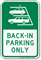 Back In Parking Signs | Front End In Parking Signs from MyParkingSign